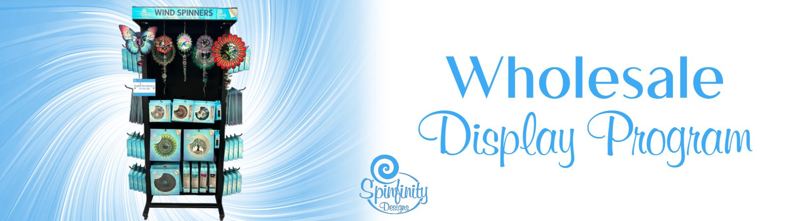 Wholesale and Retail for wind spinners | Spinfinity Designs
