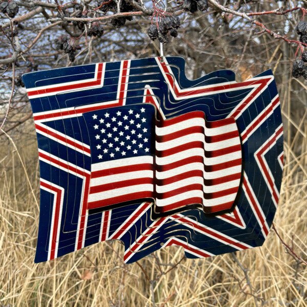 185 Flag US | Spinfinity Designs